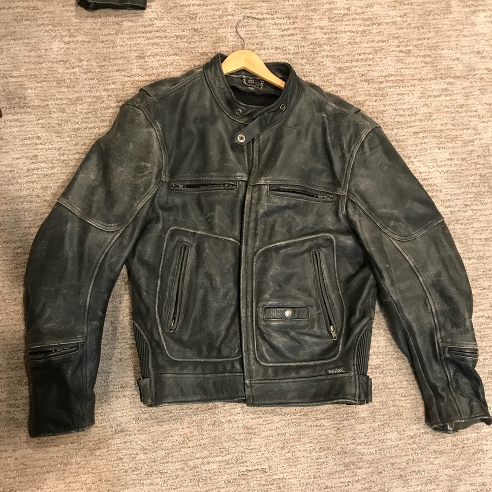 Xpert Kevlar Leather Motorcycle Jacket - Gem